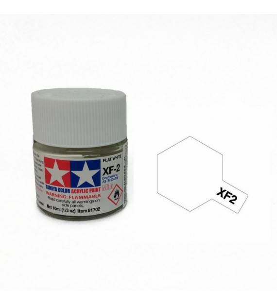 TAMIYA XF2 Blanc Mat Pot De 10ml